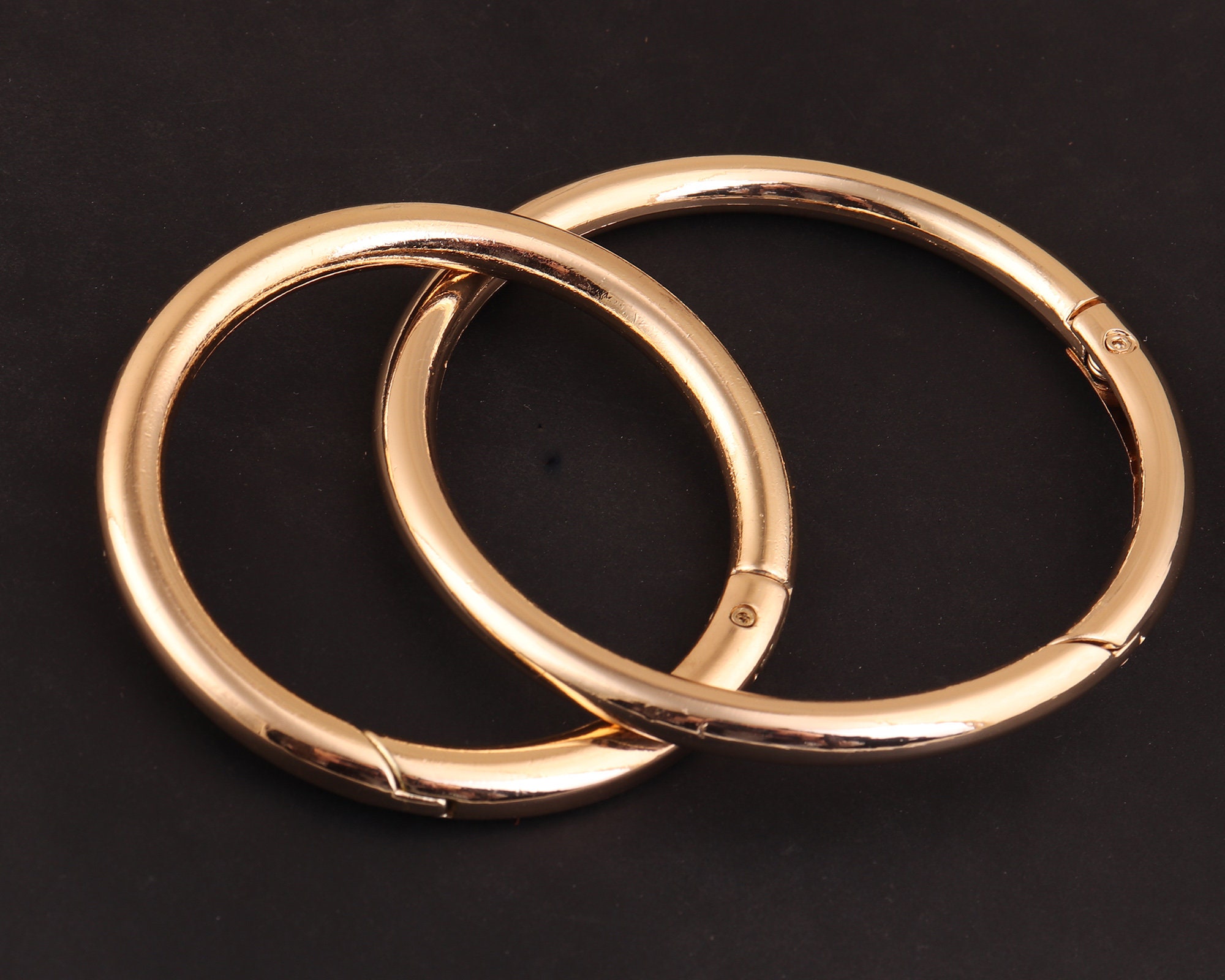 Light Gold O-rings Metal O Ring Spring Ring Clasp Push Gate O - Etsy