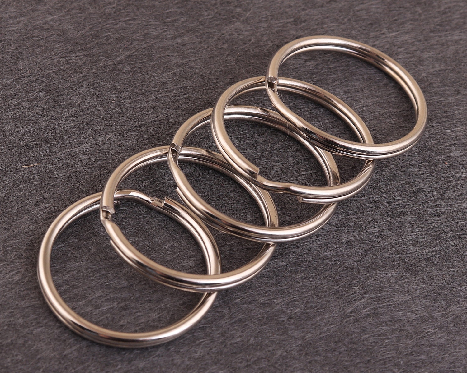 50pcs 22 Mm Silvergoldcolorful Split Ringsjump Rings Double - Etsy