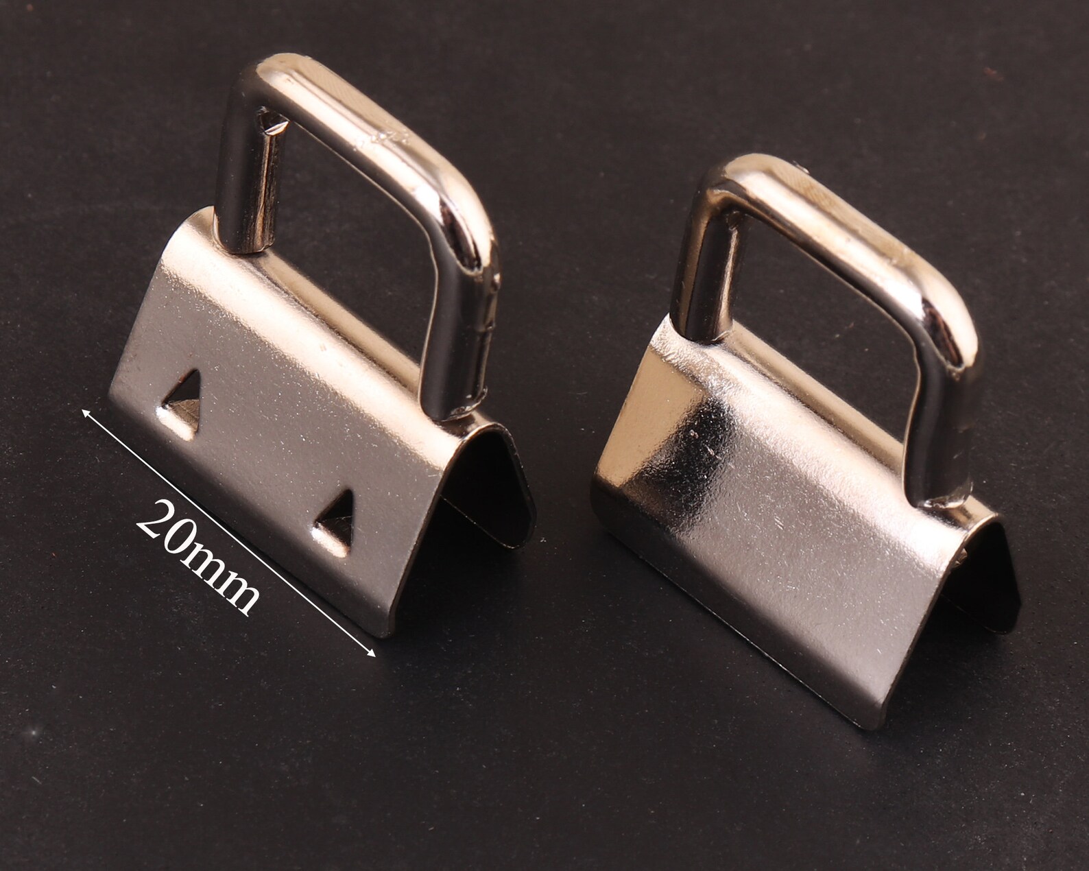 1inch25mmsilver Key Fob Hardware Key Chain Ribbon Key Fobs - Etsy