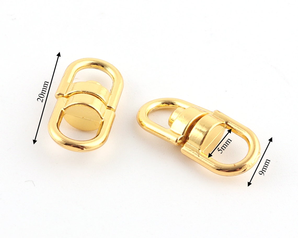 20 Mm Swivel Connector Double Loops Swivel Clasps-swivel Hooks | Etsy