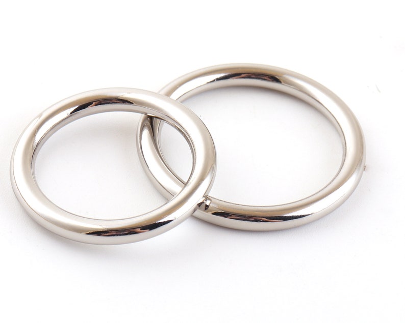 15mm-50mm Metal O Rings Purse Ring Round Rings Silver and - Etsy