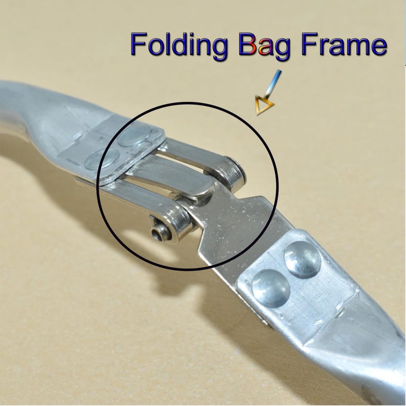 Aluminium Tubular Internal Hinge Bag Frame Purse Frame Pouch Handbag ...