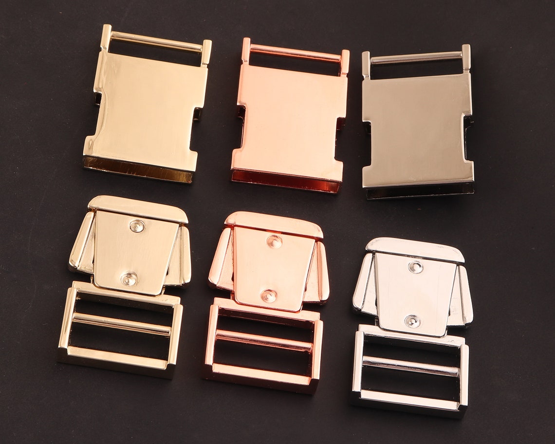 1 Inch 24mm Strap Flat Metal Quick Side Slide Release Buckle | Etsy