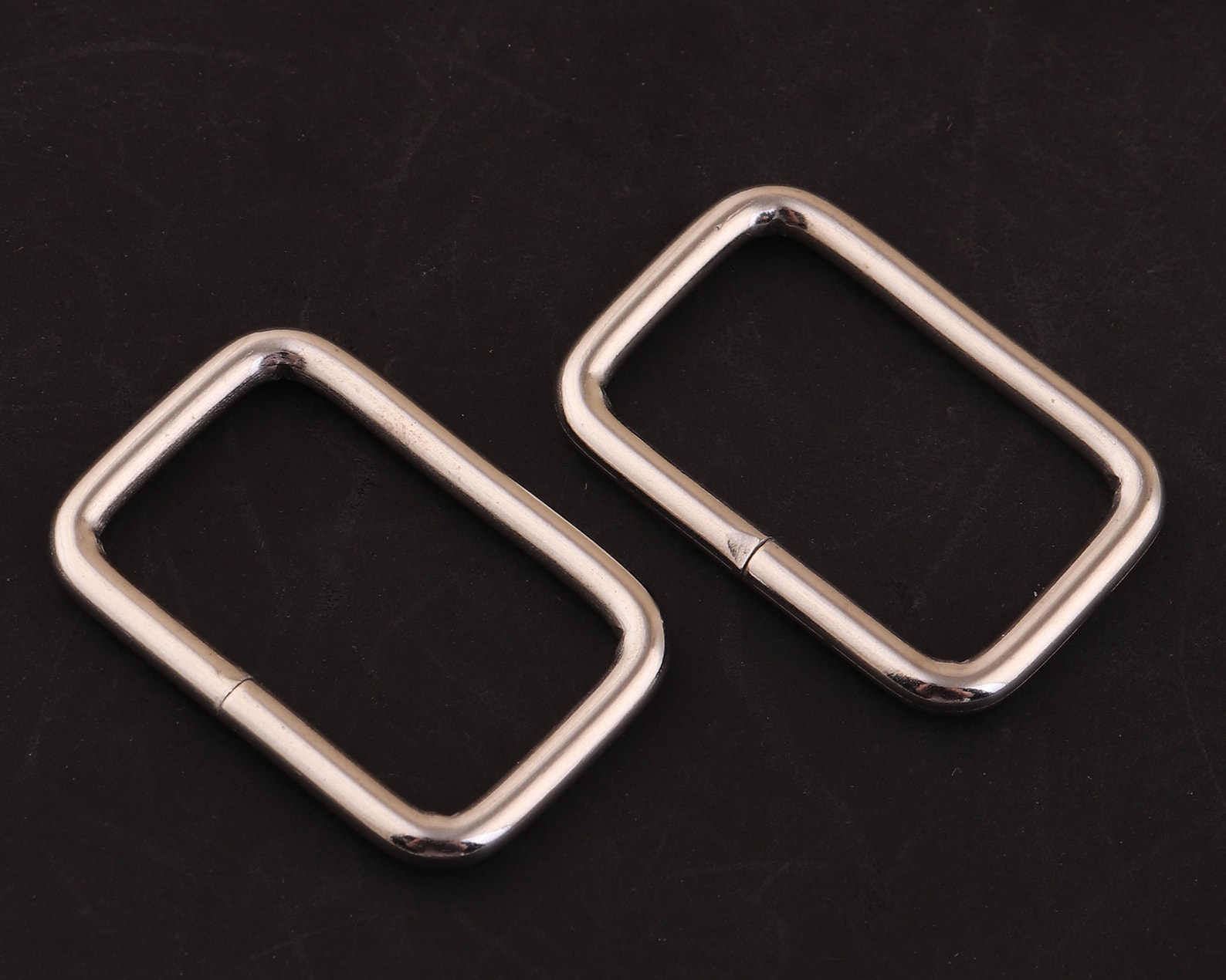 1 Inch25 Mm Silver Square Rings Rectangular Ring Strap | Etsy