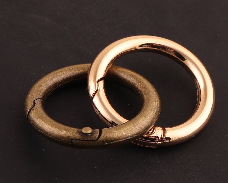 20mm O Ring Spring Gate Ring Metal O Rings Spring Ring Clasp - Etsy