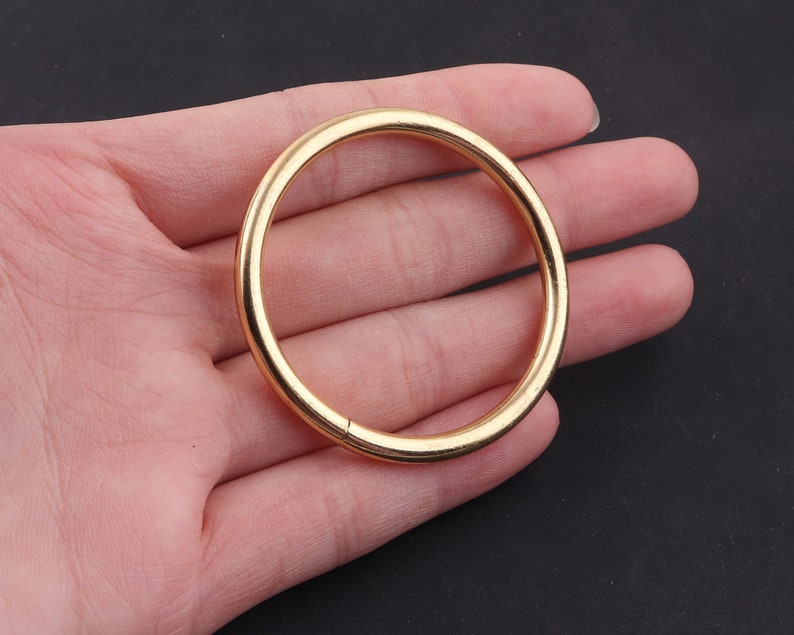 38mm Rose Gold and Gold Metal O-ring Belt Bucklemetal | Etsy