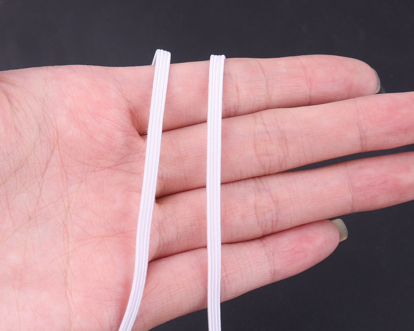 3mm Elastic Cord Ropeflat Elastic Bands Smooth Finish Sewing | Etsy