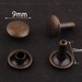 50 Sets 911 Mm Long Post Double Cap Rivetsbronze Metal - Etsy