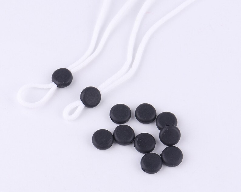 Elastic Cord Lock Adjuster Roundsilicone Clip for Face Mask - Etsy