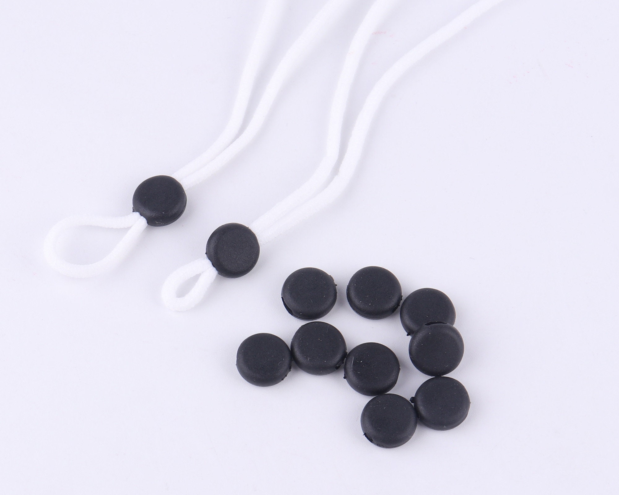 Elastic Cord Lock Adjuster Roundsilicone Clip for Face Mask - Etsy
