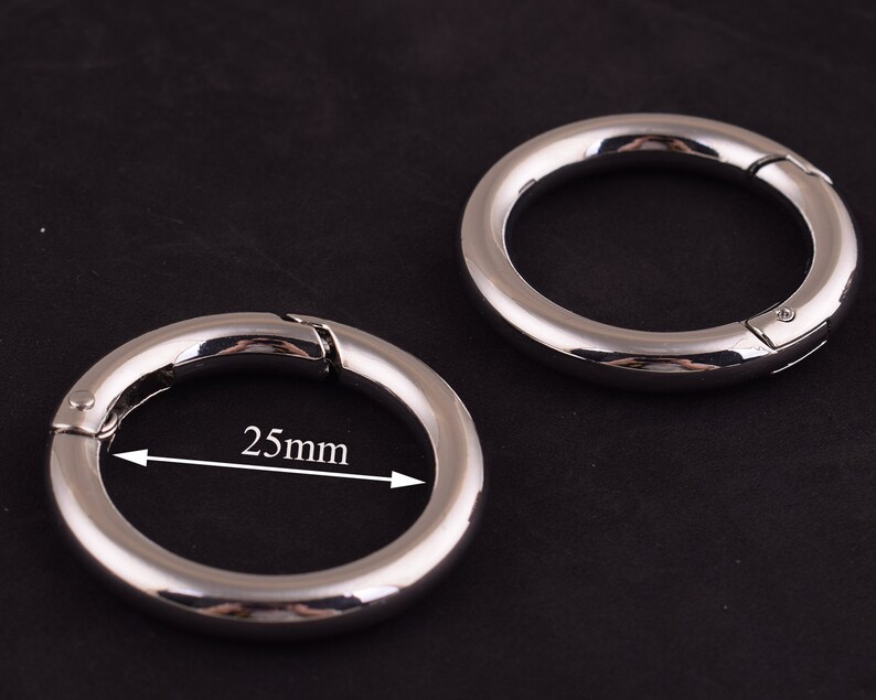 1inch 25mmo Ring Spring Gate Ring Metal O Rings Spring Ring | Etsy