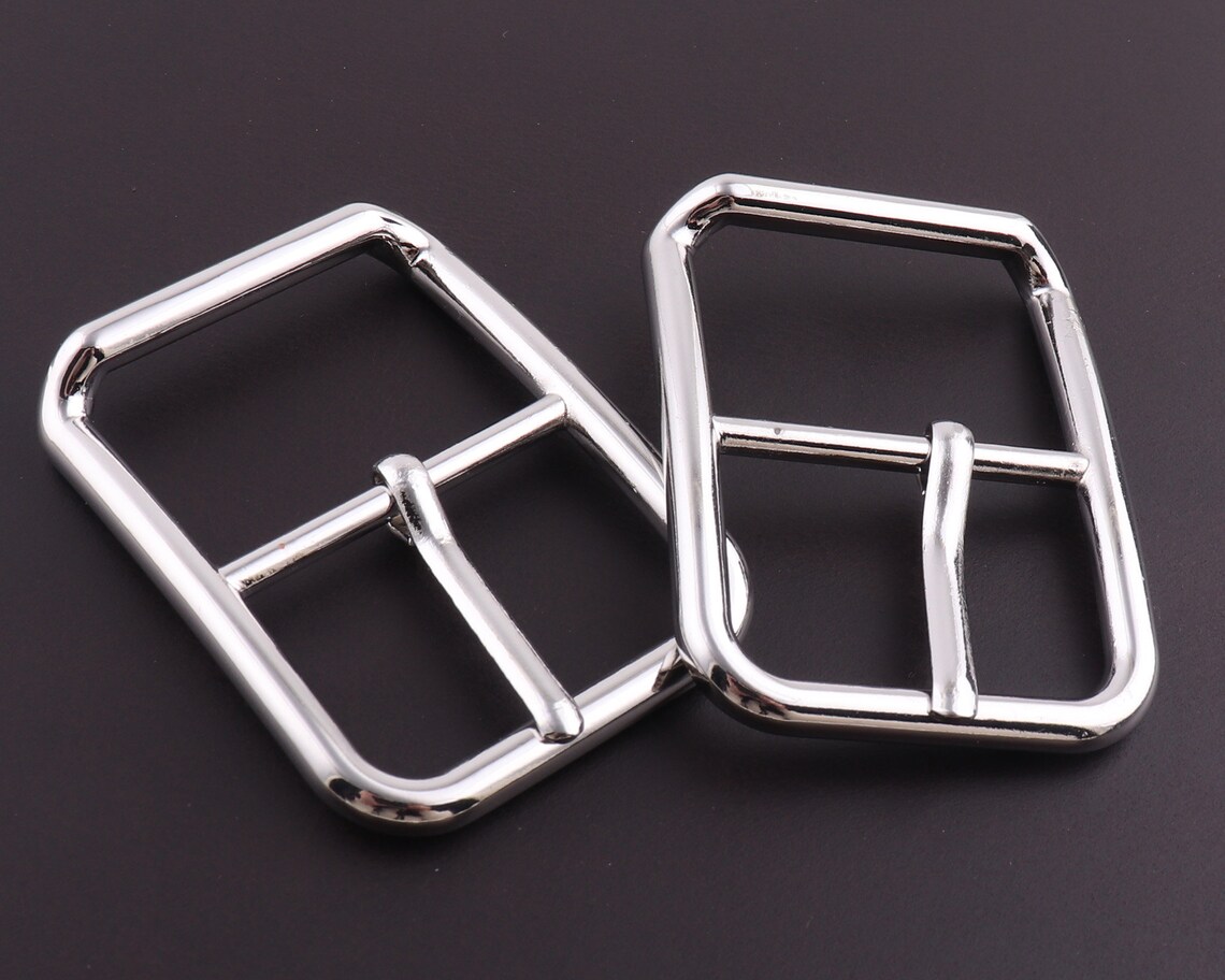 35mm Large Silver Strap Buckle Fasteners Belt Buckle Square - Etsy