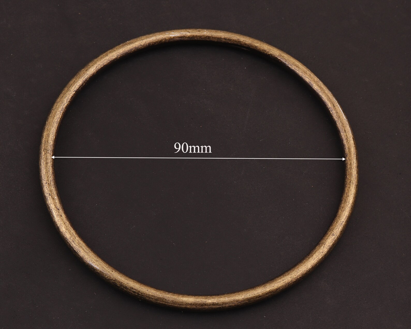 90 Mm Large Round Ring Closed Ring Metal Jumbo Bronze O Ring O | Etsy