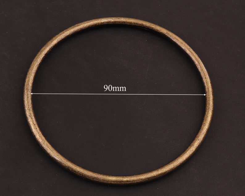 90 Mm Large Round Ring Closed Ring Metal Jumbo Bronze O Ring O - Etsy