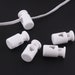 215 Mm White Elastic Cord Toggle Cord Lock Stopper Cord Toggle Lock ...