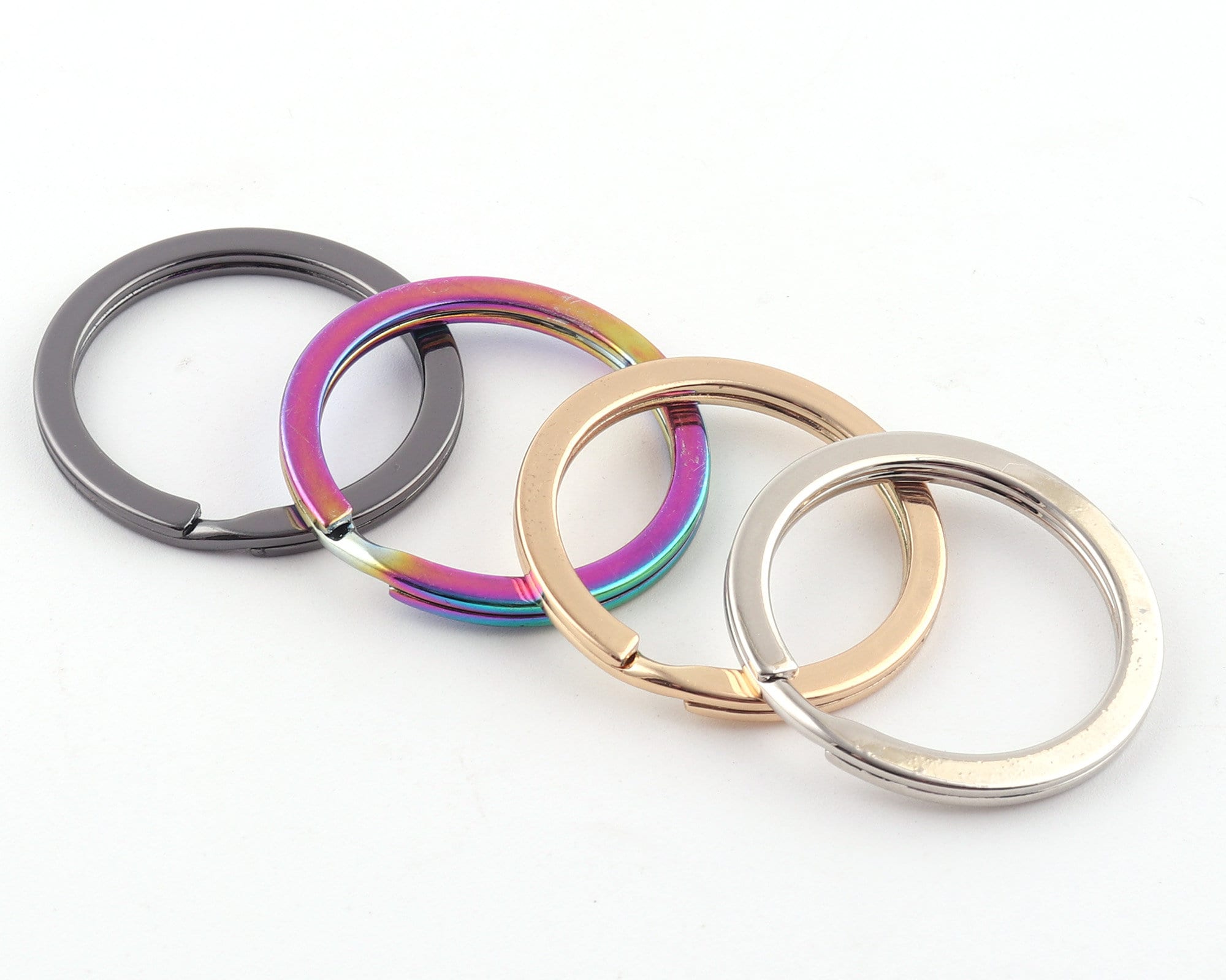125 Mmround Flat Split Rings Key Rings - Etsy