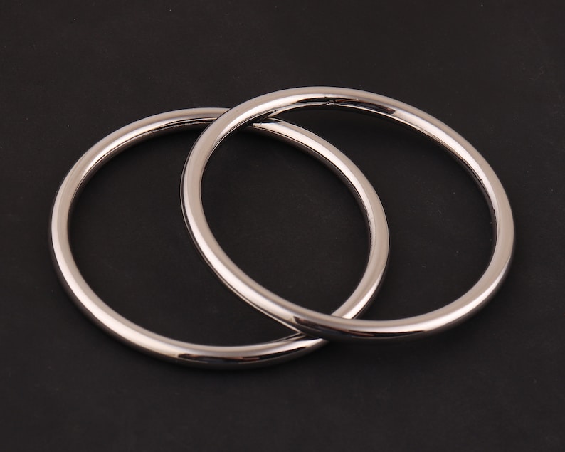 2 inch50mm Metal O Rings Welded Metal Loops silver Round | Etsy