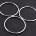 40mm Silver Metal O-ring Belt Buckle,metal Loop,diy Bag Buckle,leather ...