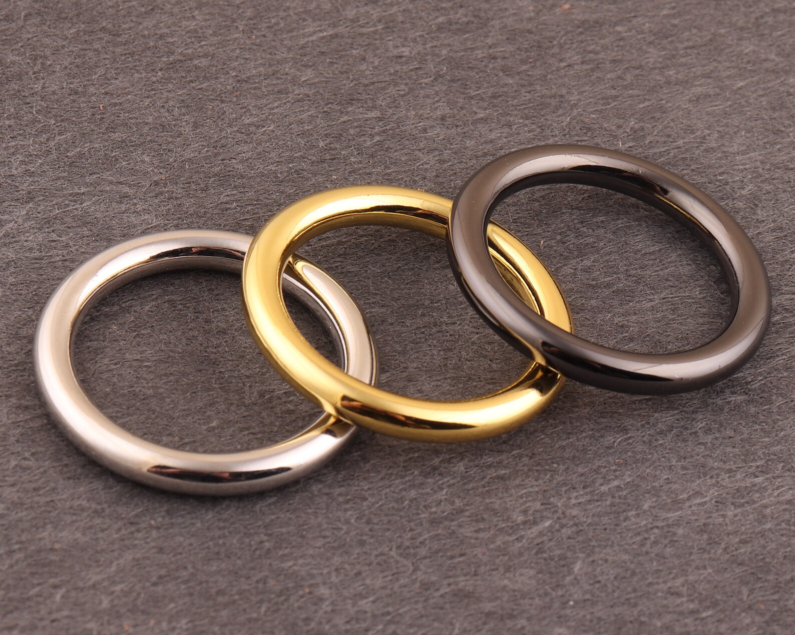 Metal O rings 1 inch Purse ring Round rings Gold O ring | Etsy