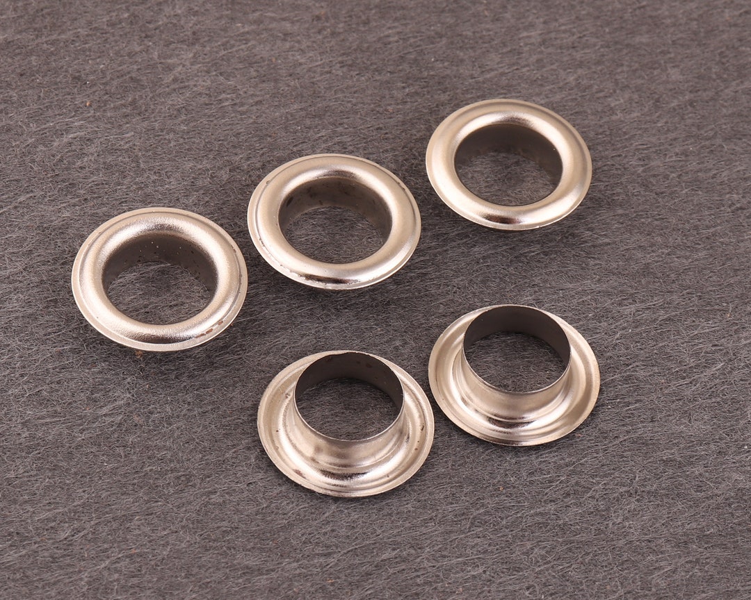 30sets Silver Large Round Eyelets With Washer 10 Mm Round Grommet ...