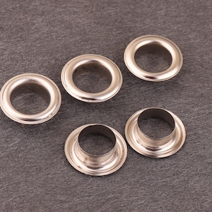 30sets Silver Large Round Eyelets With Washer 10 Mm Round Grommet ...