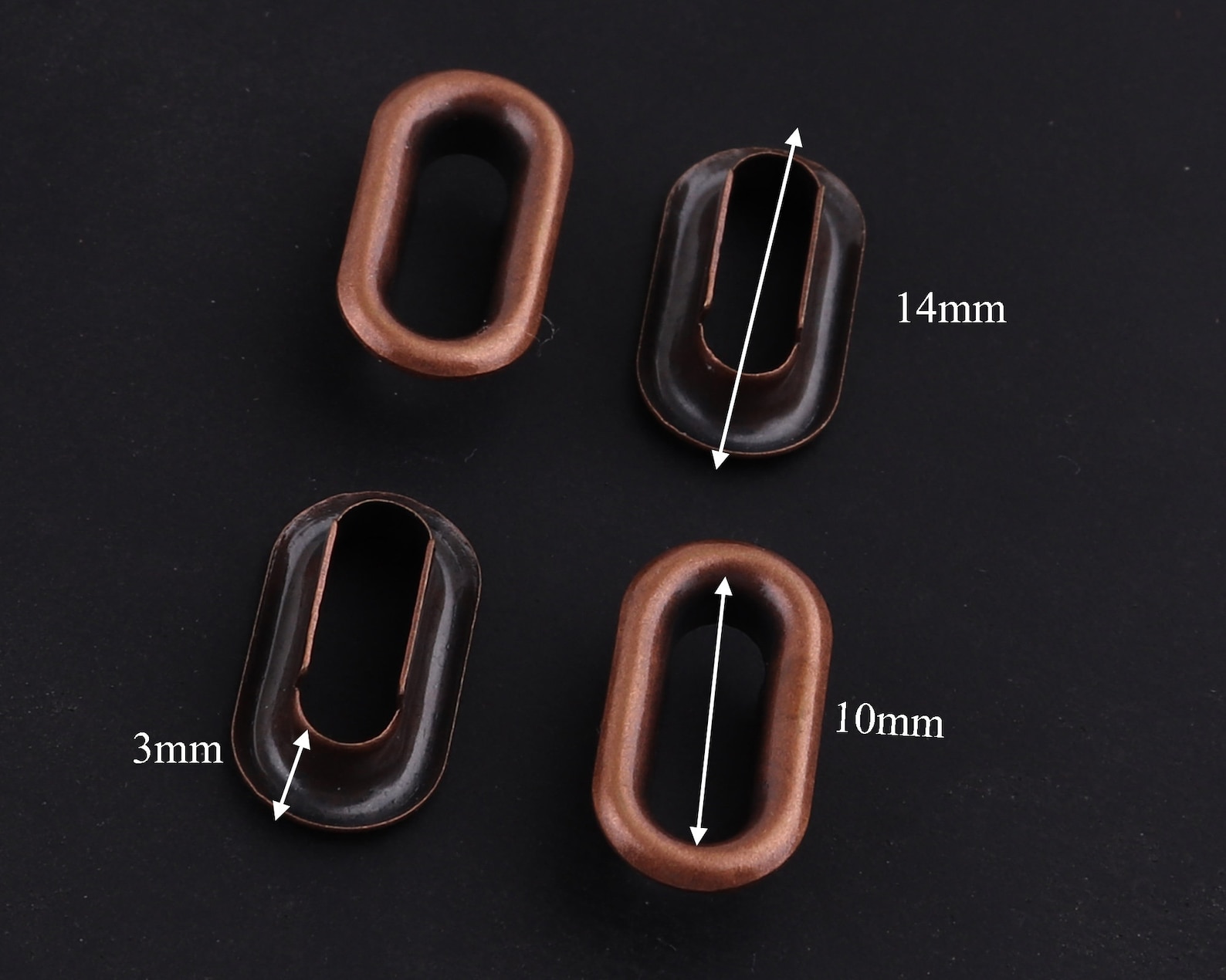 Antique Copper Oval Shaped Eyelets Grommets With Washers10 Mm - Etsy