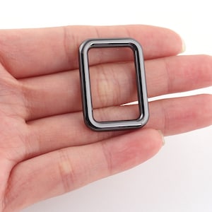 1 Inch Rectangle Rings,metal Rectangle Buckle Ring for Bag Belt Loop ...