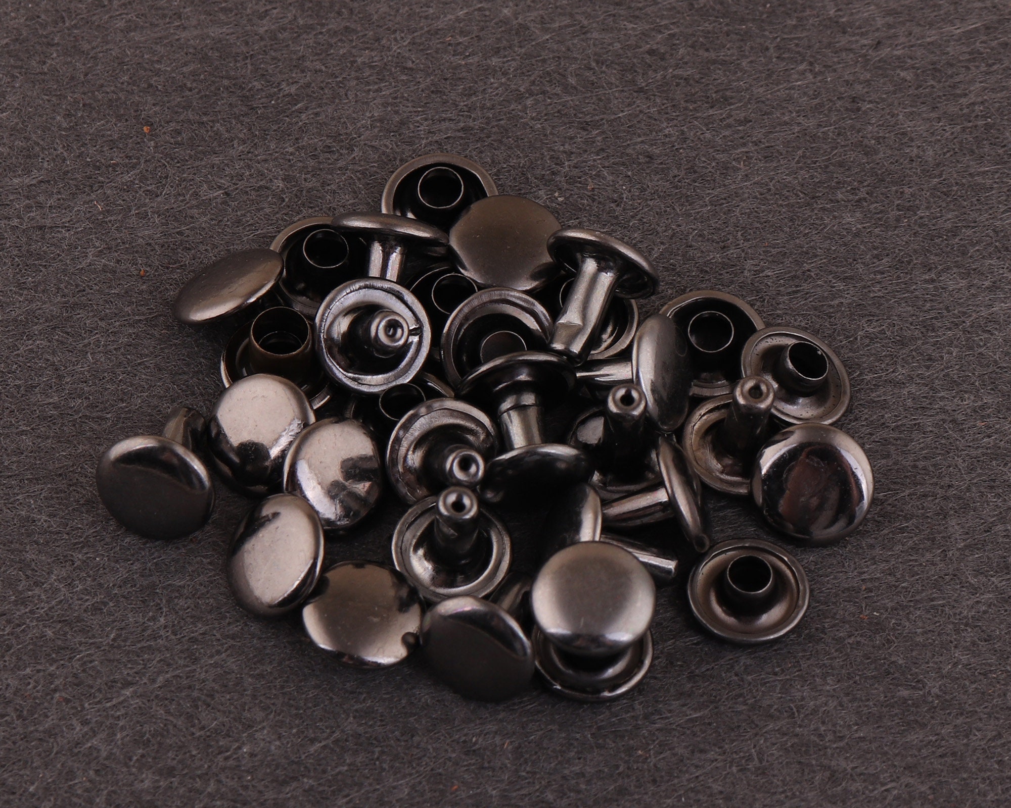 50 sets 99 mm gunmetal stud Rivets Metal Button Studs Screw | Etsy