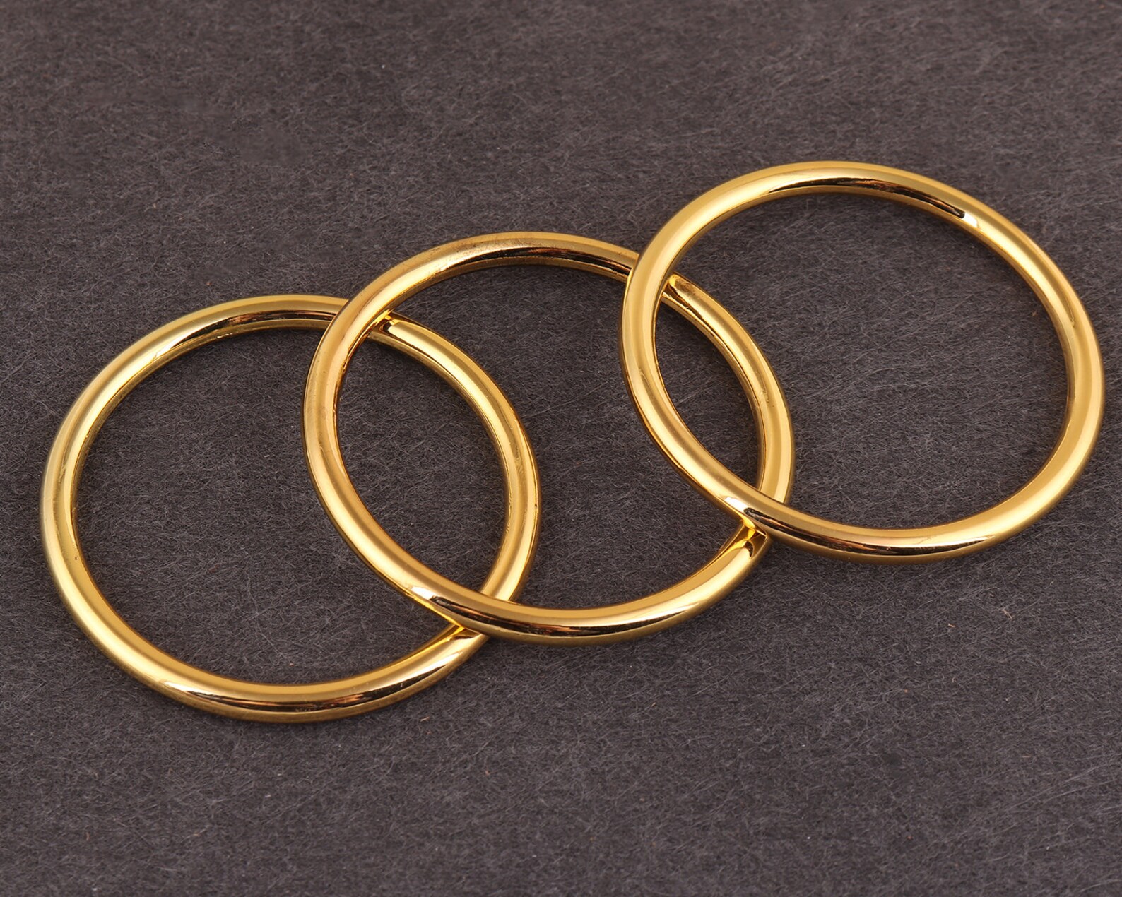 Metal O Rings 39mm Purse Ring Round Rings Gold O Ring Gunmetal | Etsy