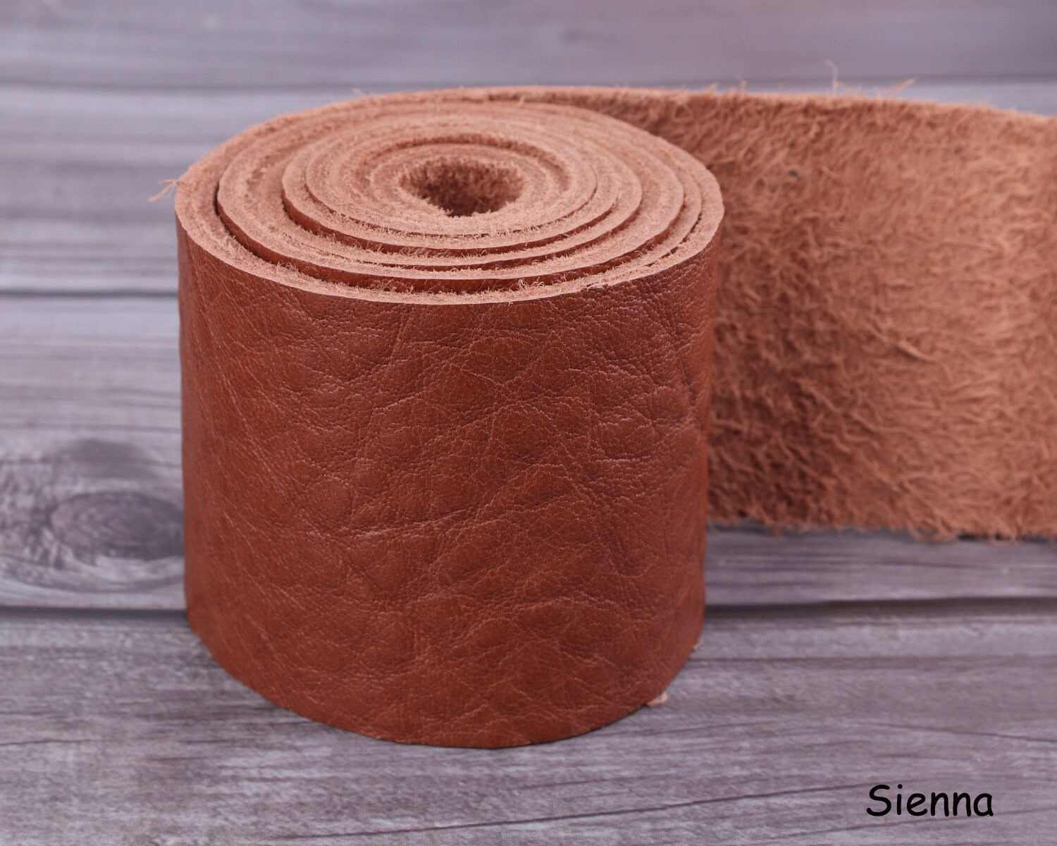 2 inch wide natural leather strapblack/coffee long leather | Etsy