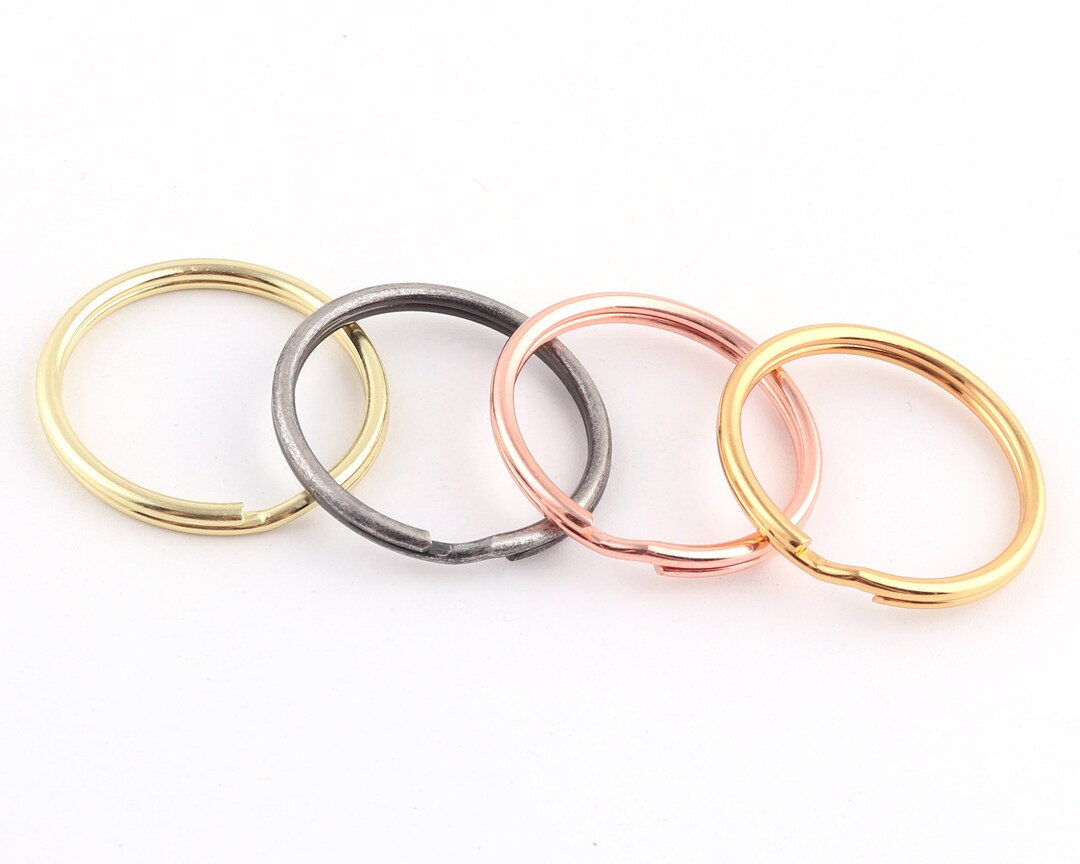 1 Inch Split Rings Key Rings-key Chain Ring Flat Split Key Ring Split ...