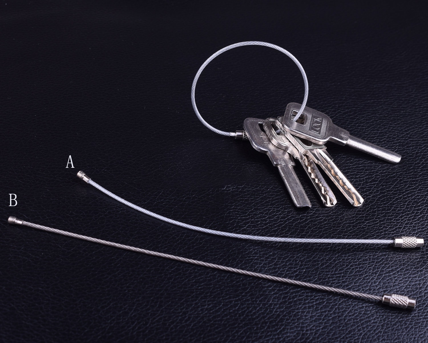 10pcs Stainless Steel Wire Key Ring With Screw Claspsilver - Etsy Singapore