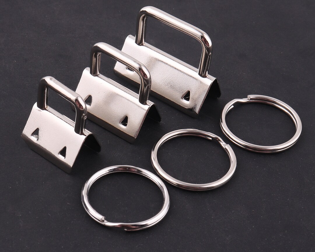 Key Fob Hardware With 1"key Rings Sets,purse Handbag Hardware,key Chain ...