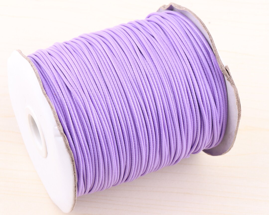 Environmental Korean Cord Wax Cord,1.5mm Purple Waxed String,multi ...