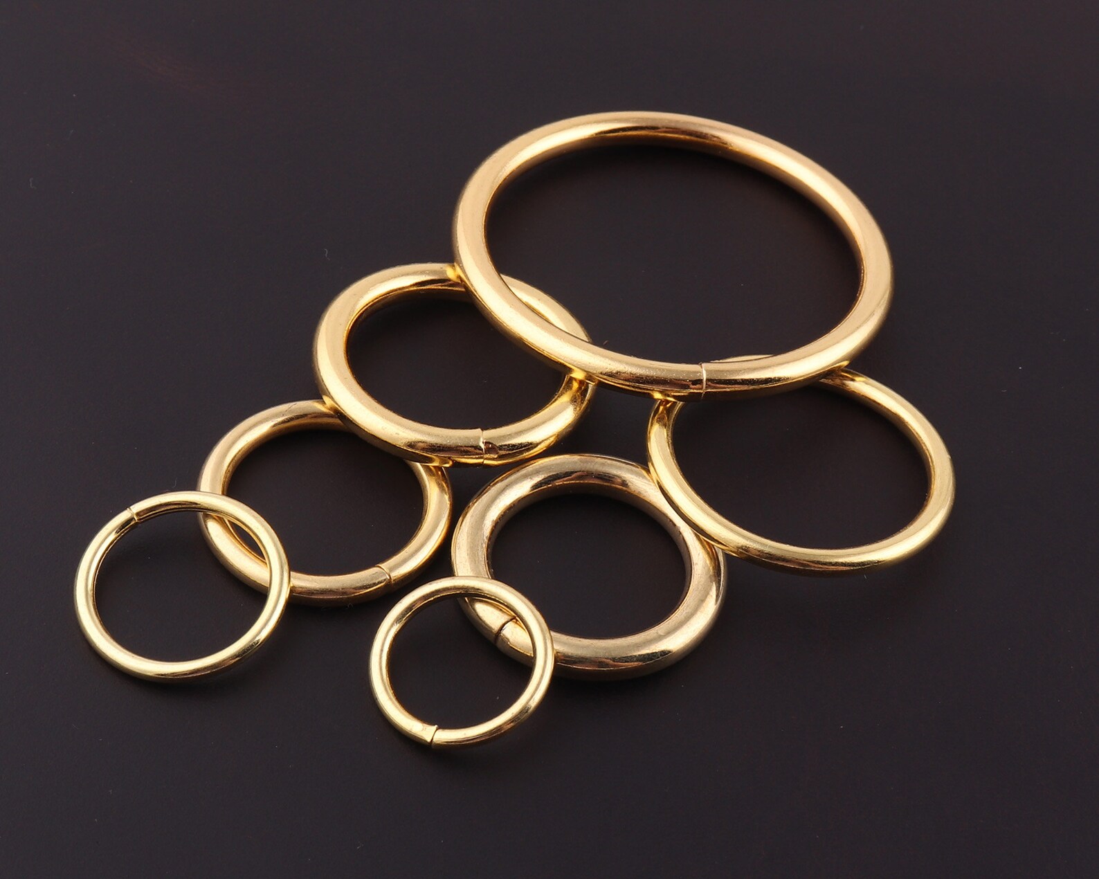Gold Metal O Ring Strap Connection Ring Round Ring Circle Ring - Etsy