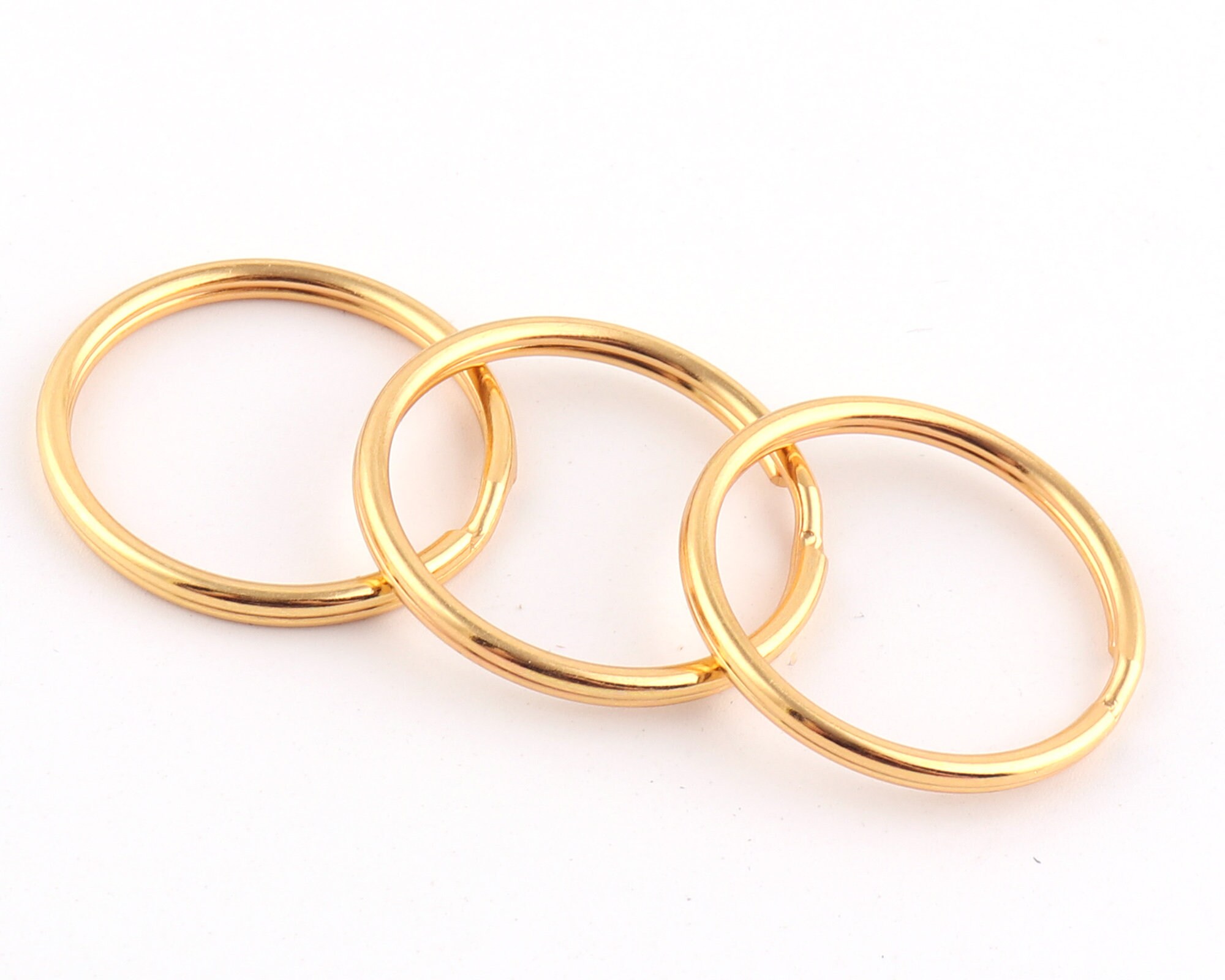 1 Inch Split Rings Key Rings-key Chain Ring Flat Split Key | Etsy