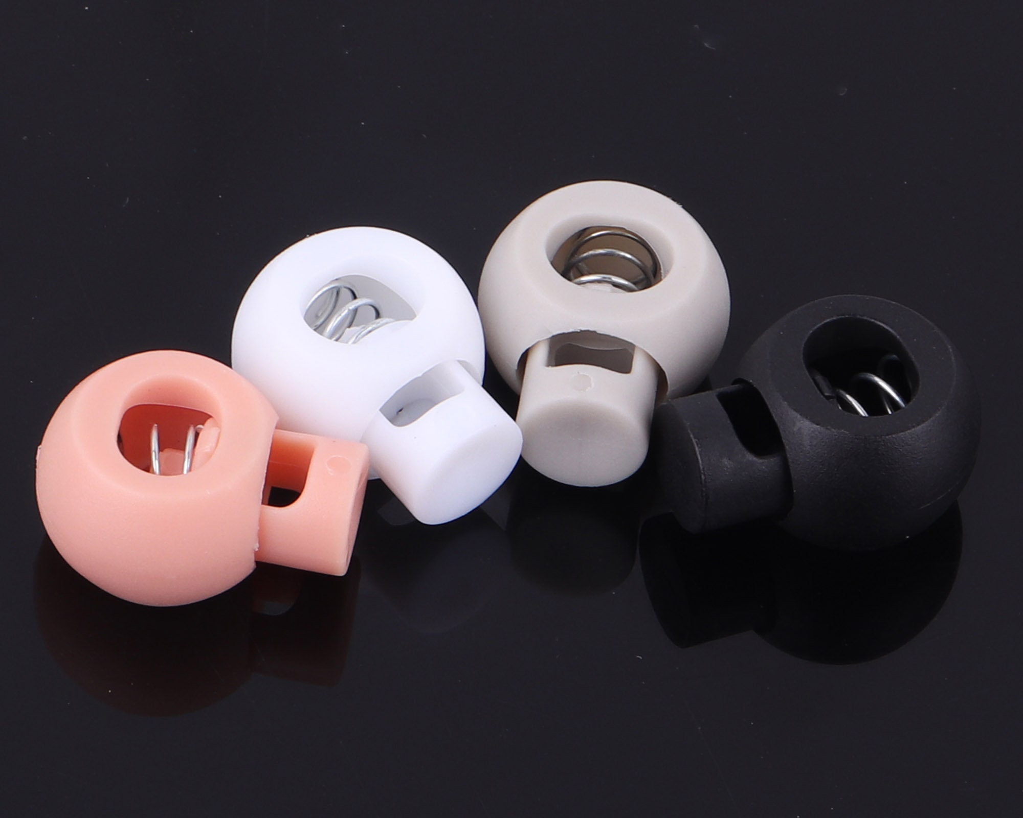 Plastic Cord Stopper Locks Single Hole Toggle Cylinder Cord | Etsy