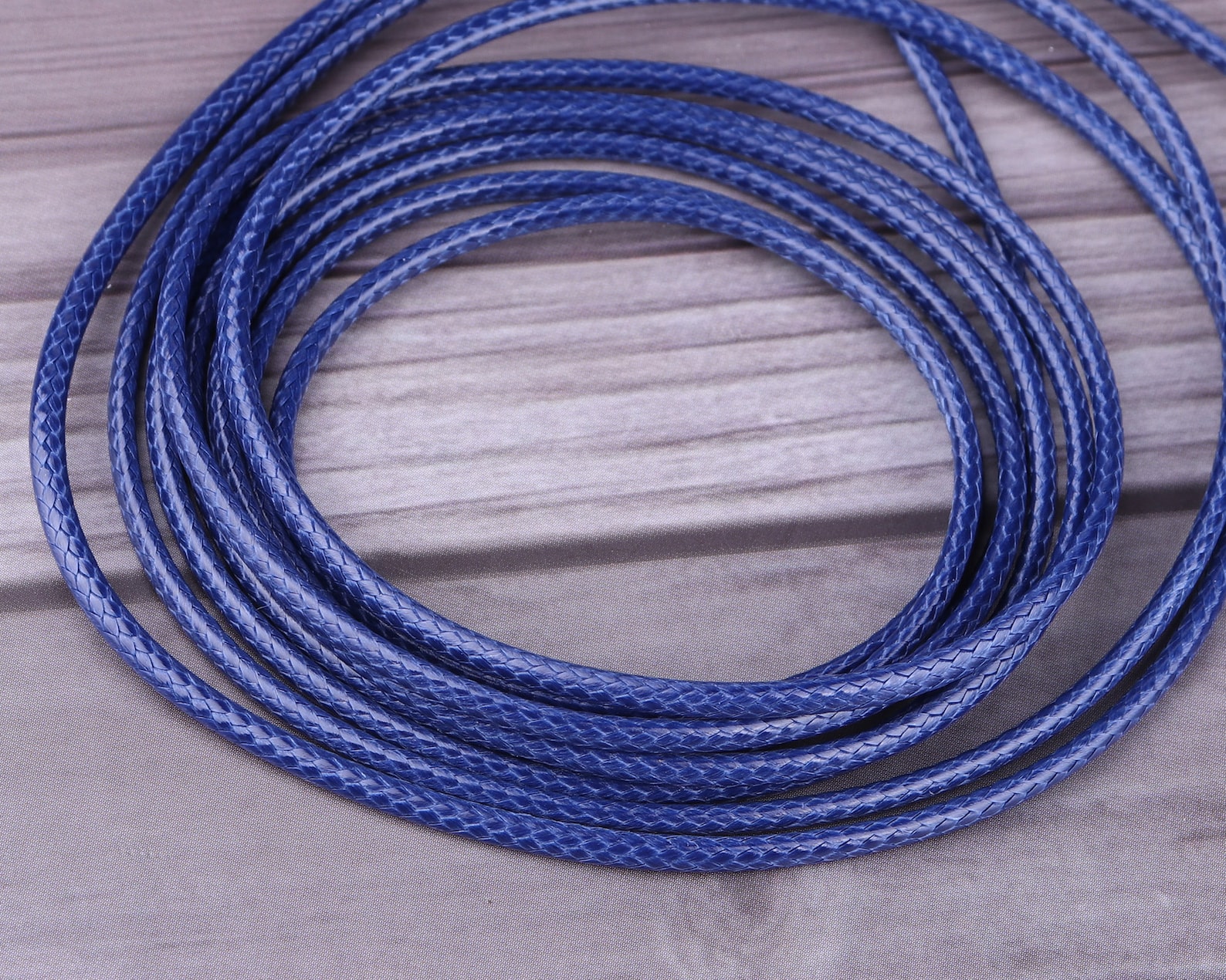 Dark Blue Korean Waxed Cord String Thread 2.0mm for Bracelet | Etsy