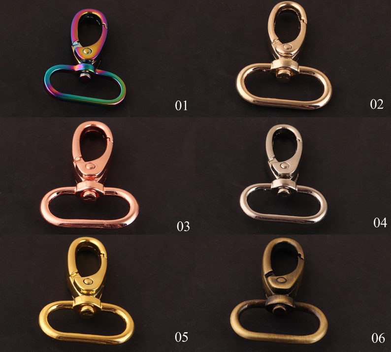 Metal Swivel Snap Hooks Swivel Hook Swivel Clasp Lobster - Etsy