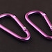 Purple Carabiner D Buckle3825mm Climbing Keychain Clipkey - Etsy