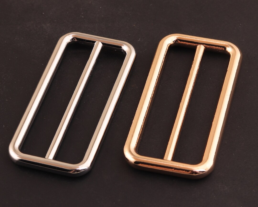 Hebilla de ajuste deslizante plateada y dorada de 40 mm - Etsy España