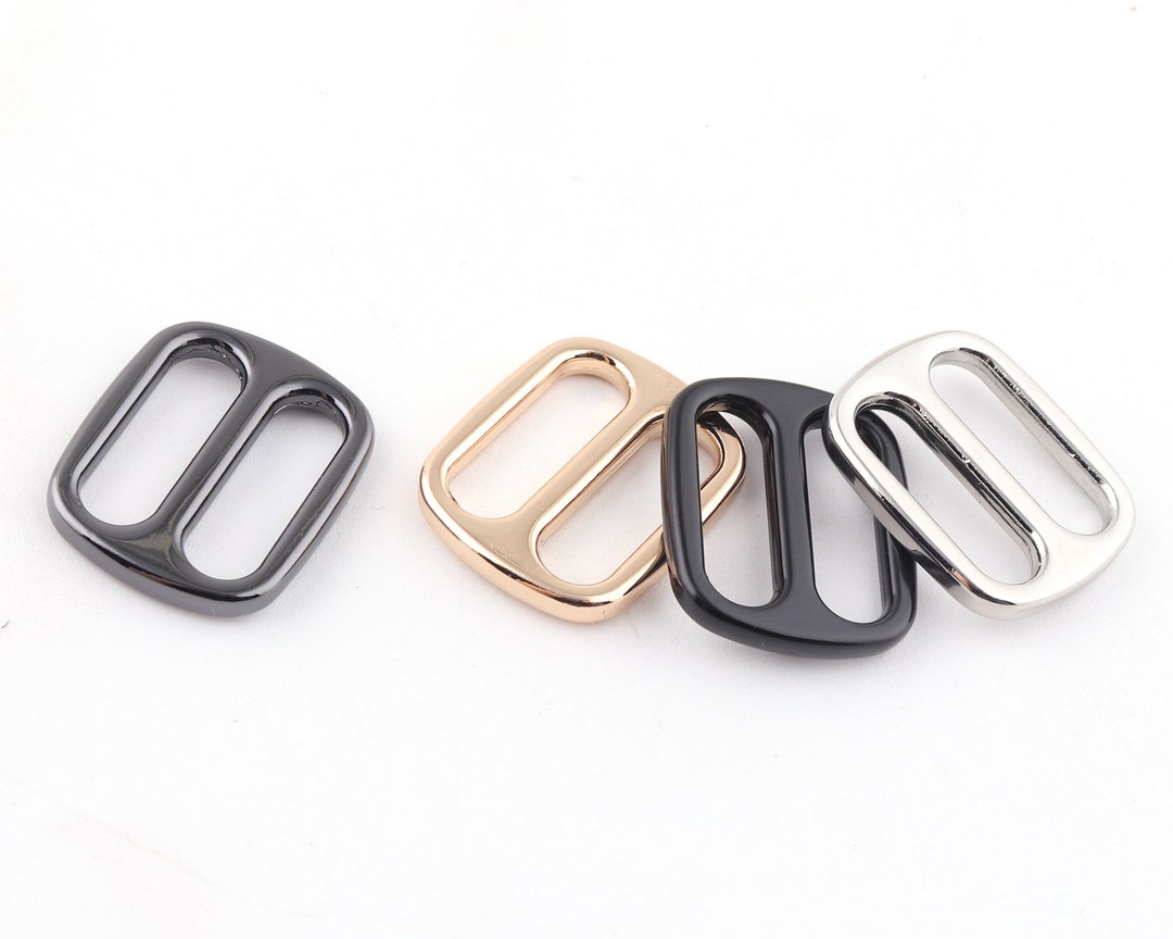 3/4"(19 Mm)flat Metal Slide Buckle Triglide Strap Keeper Buckles ...