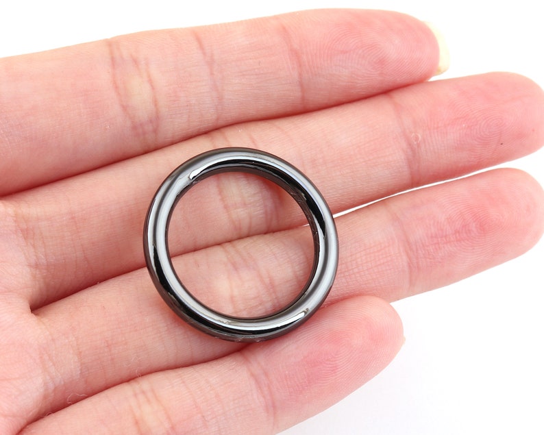 3/4 Inch19 Mmgunmetal Mini Metal O Rings Purse Ring Round - Etsy