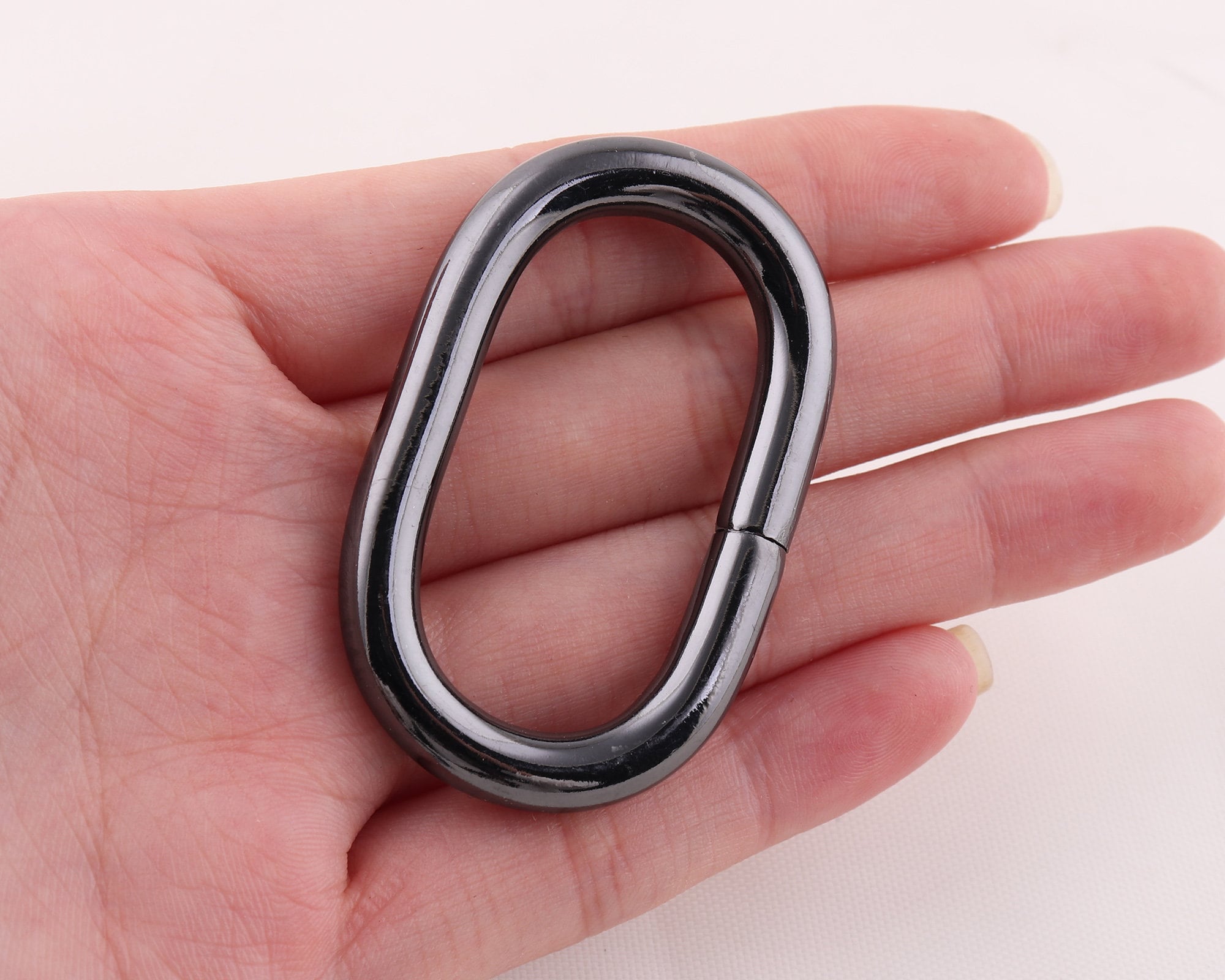 4020mm gunmetal Metal Loop Oval Ring Oval Loop Oval Buckle | Etsy