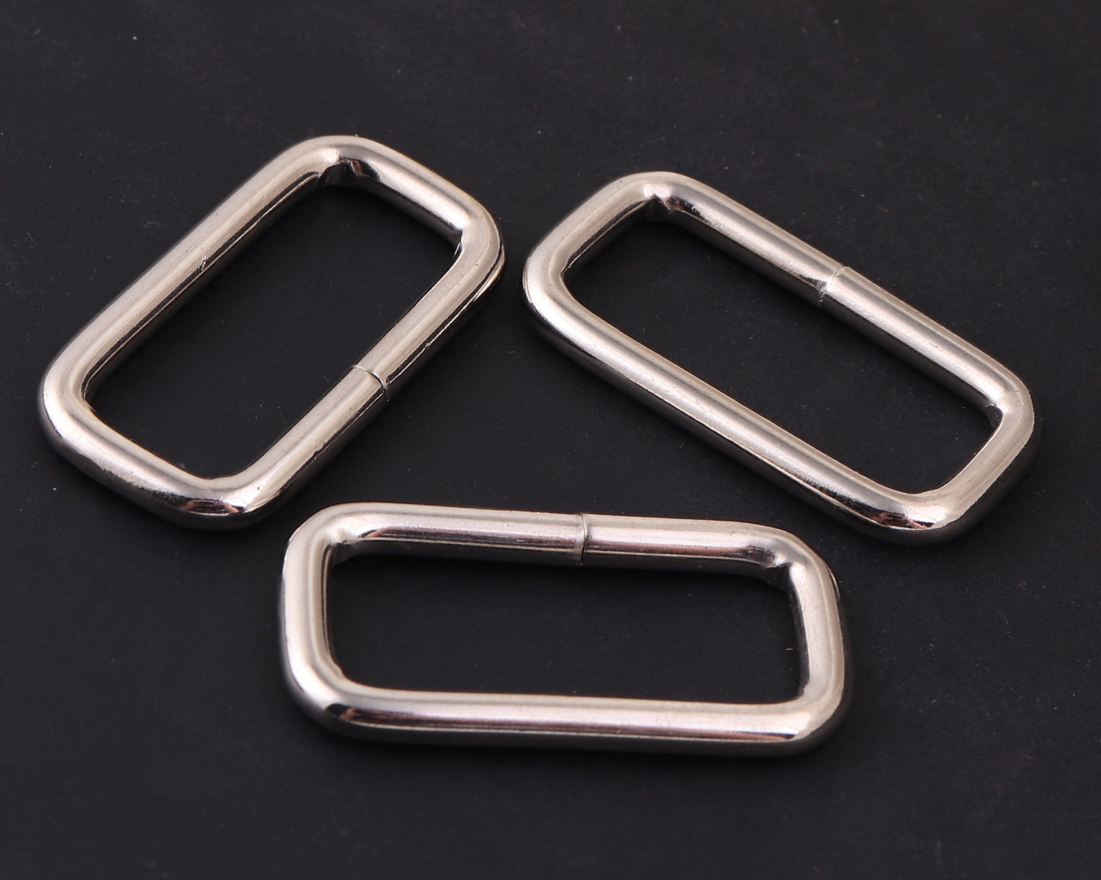 1 inch 25 mm silver Rectangle RingRectangular Wire | Etsy