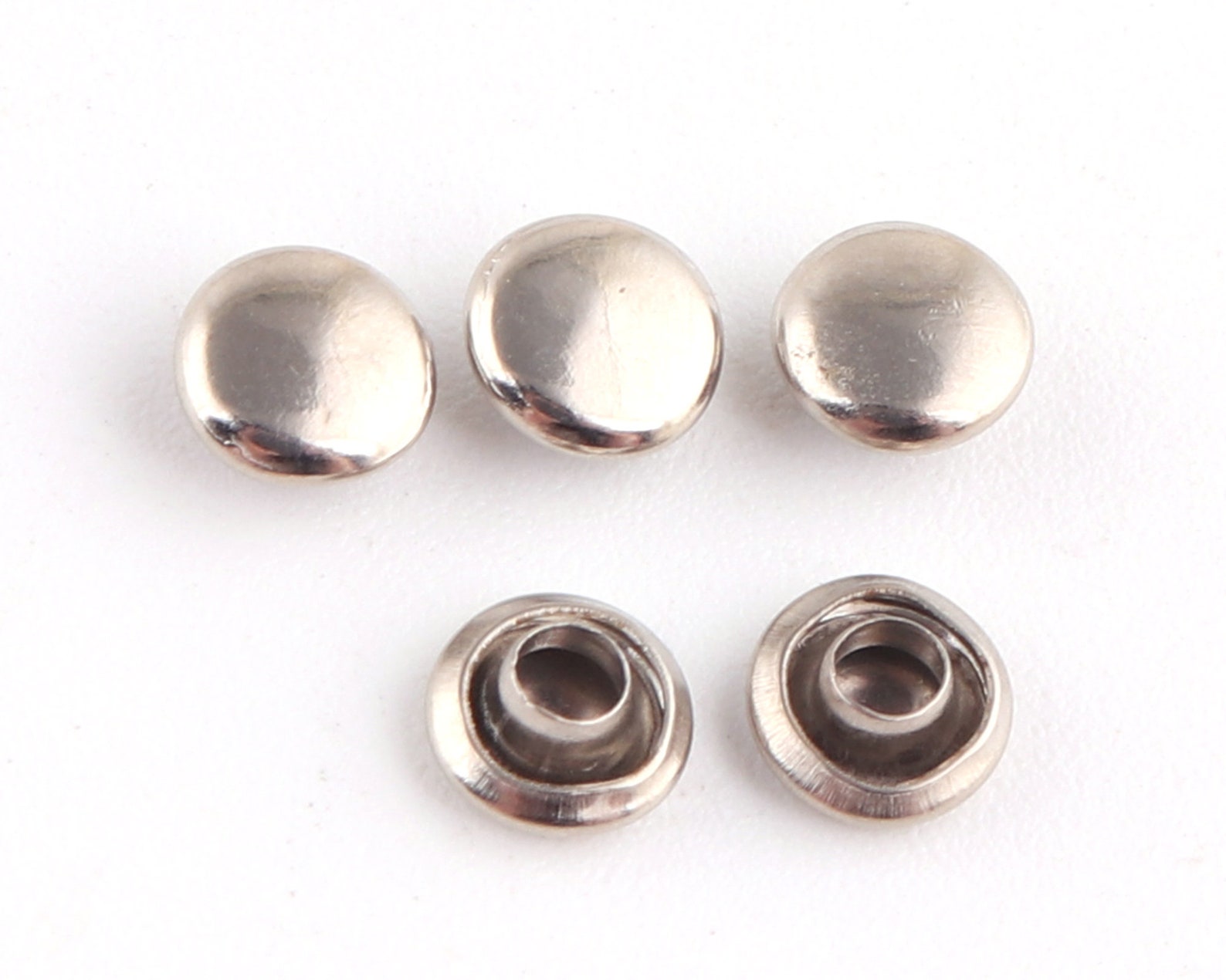 Double Cap Rivets 5mm Mini Rivets Metal Button Double Head - Etsy