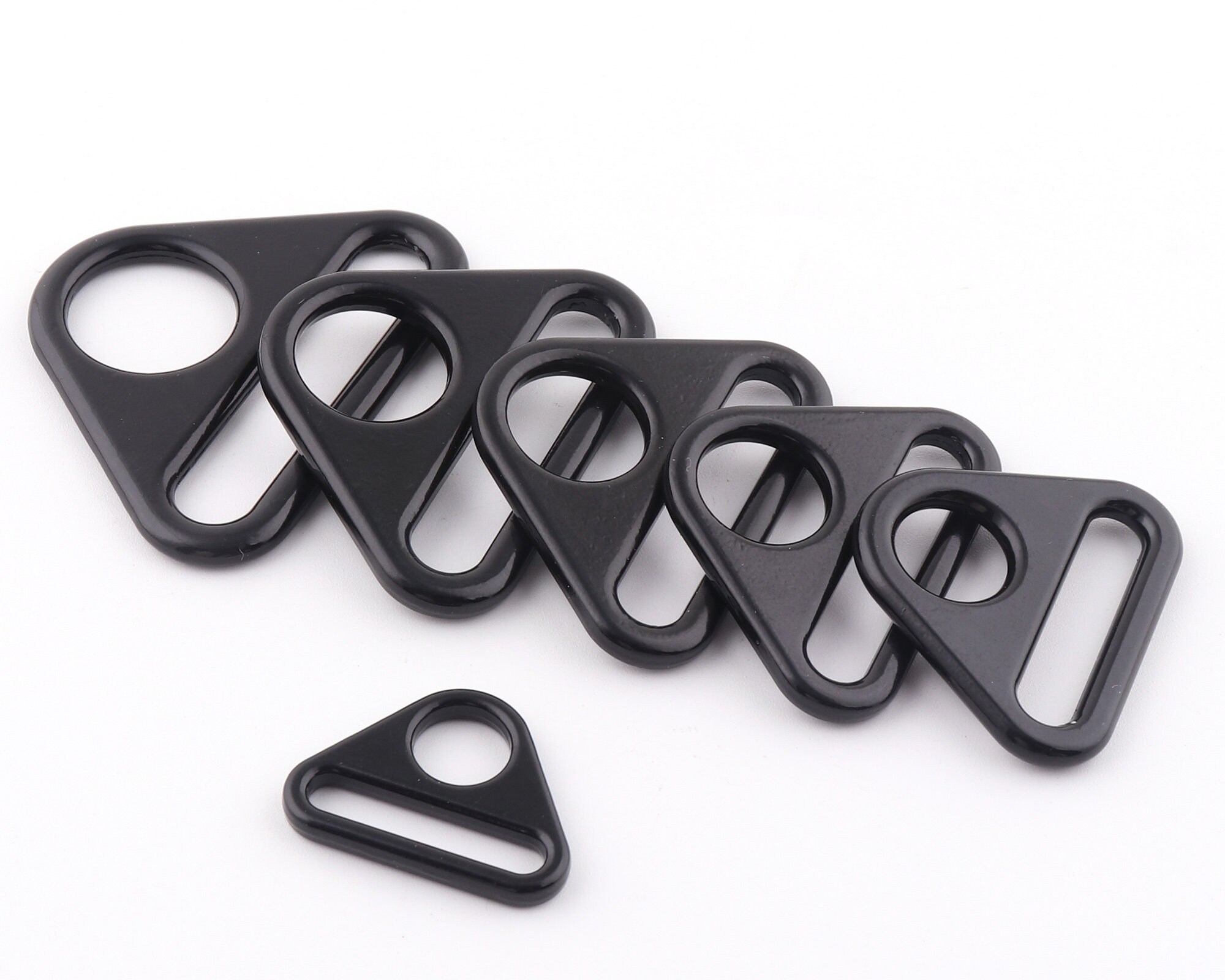20-39 mm Black Triangle Rings Buckles Strap Connector Findings | Etsy