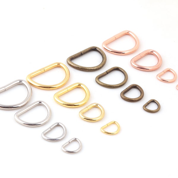 Brass D Rings - Etsy