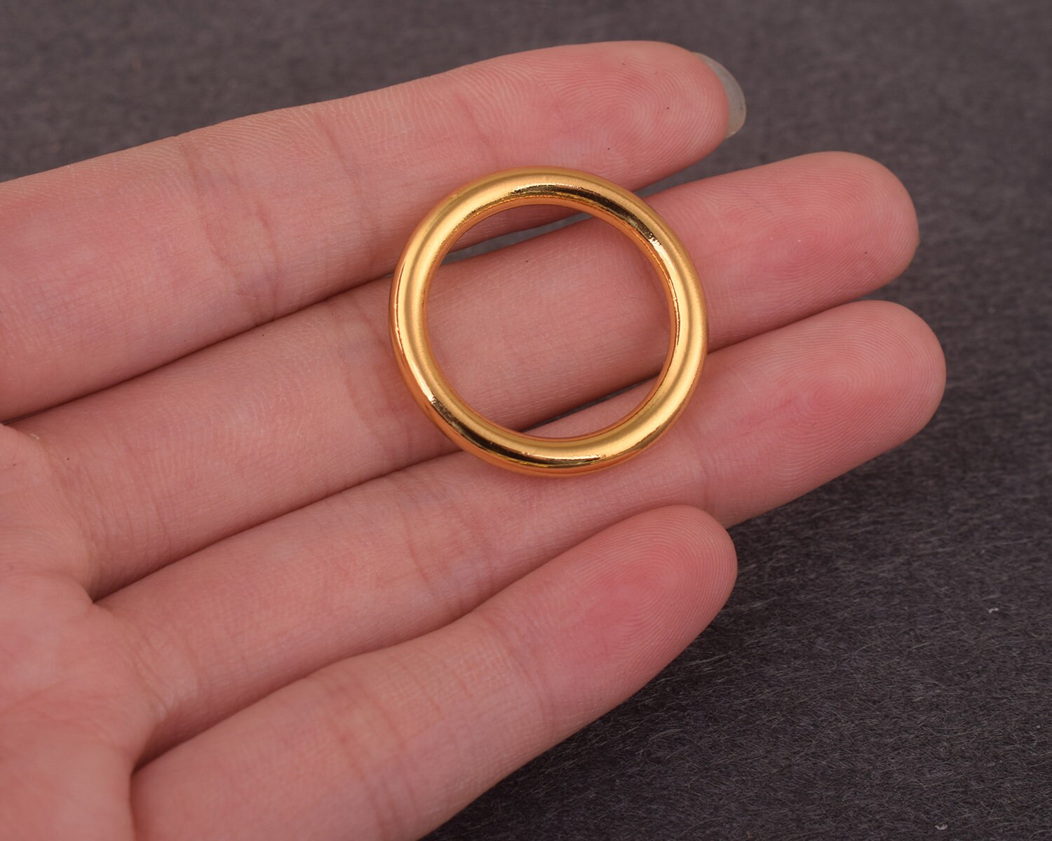 6pcs Gold O Rings Buckles-choker Beltcollar Zipperchain - Etsy