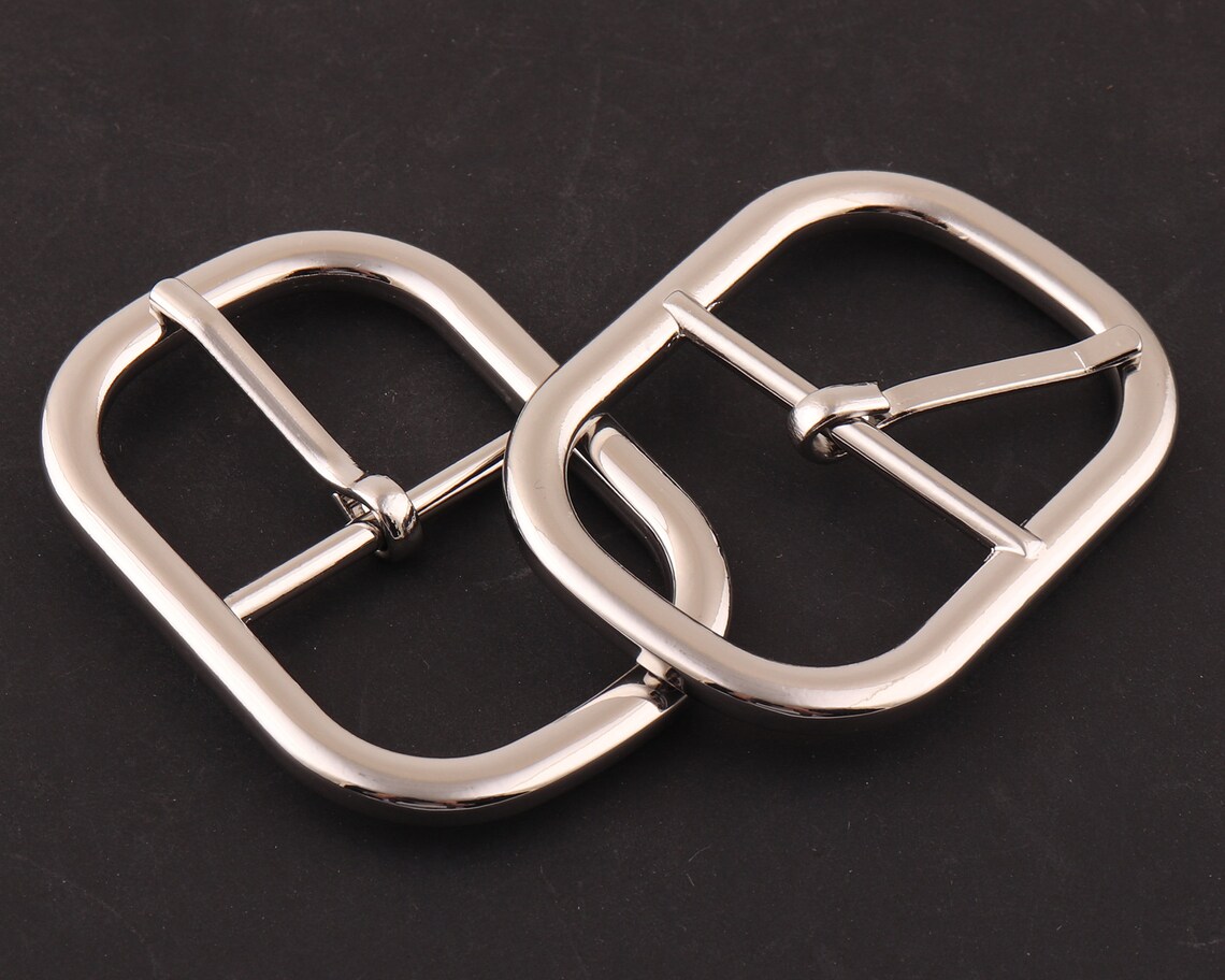 30mm Silver Adjustable Belt Buckle Slide Pin Buckles,rectangle Metal ...